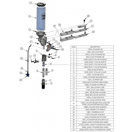 Blue Fail Safe Strip Nut