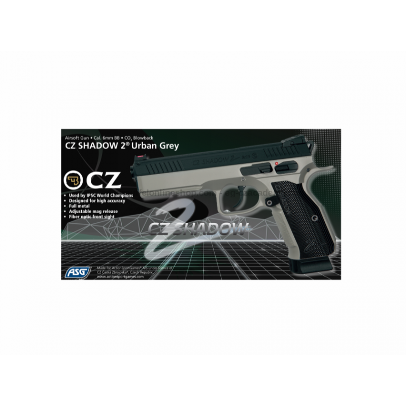 CZ Shadow 2, Urban Grey, CO2