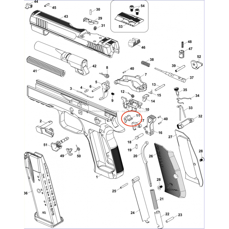 Sear for CZ Shadow 2 CARRY